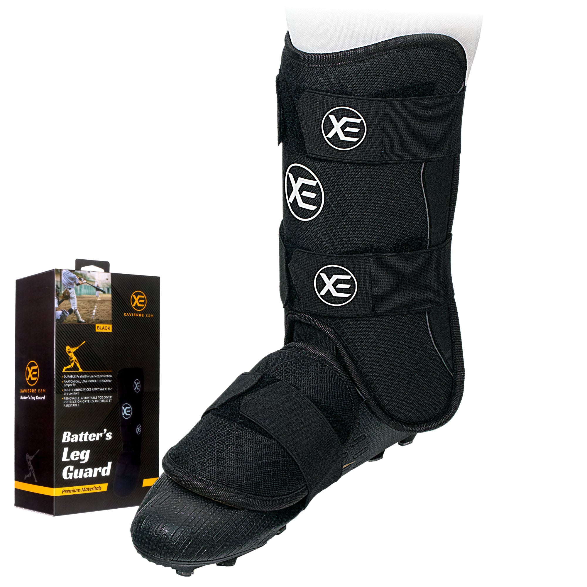 Baseball Leg Guard - Batter's Leg Guard with Adjustable Straps for You ...